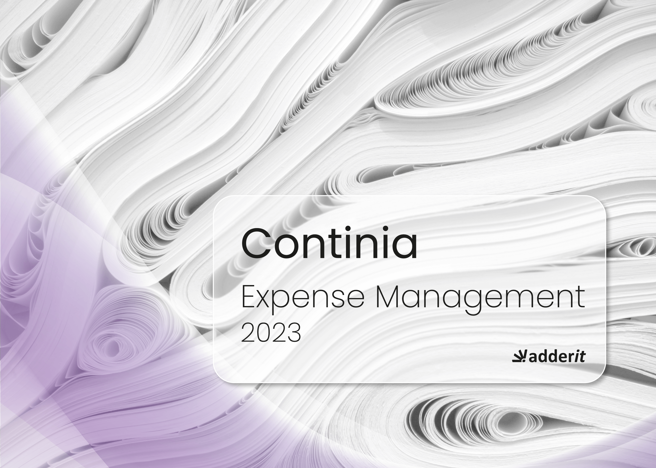 Novedades Expense Management | Continia